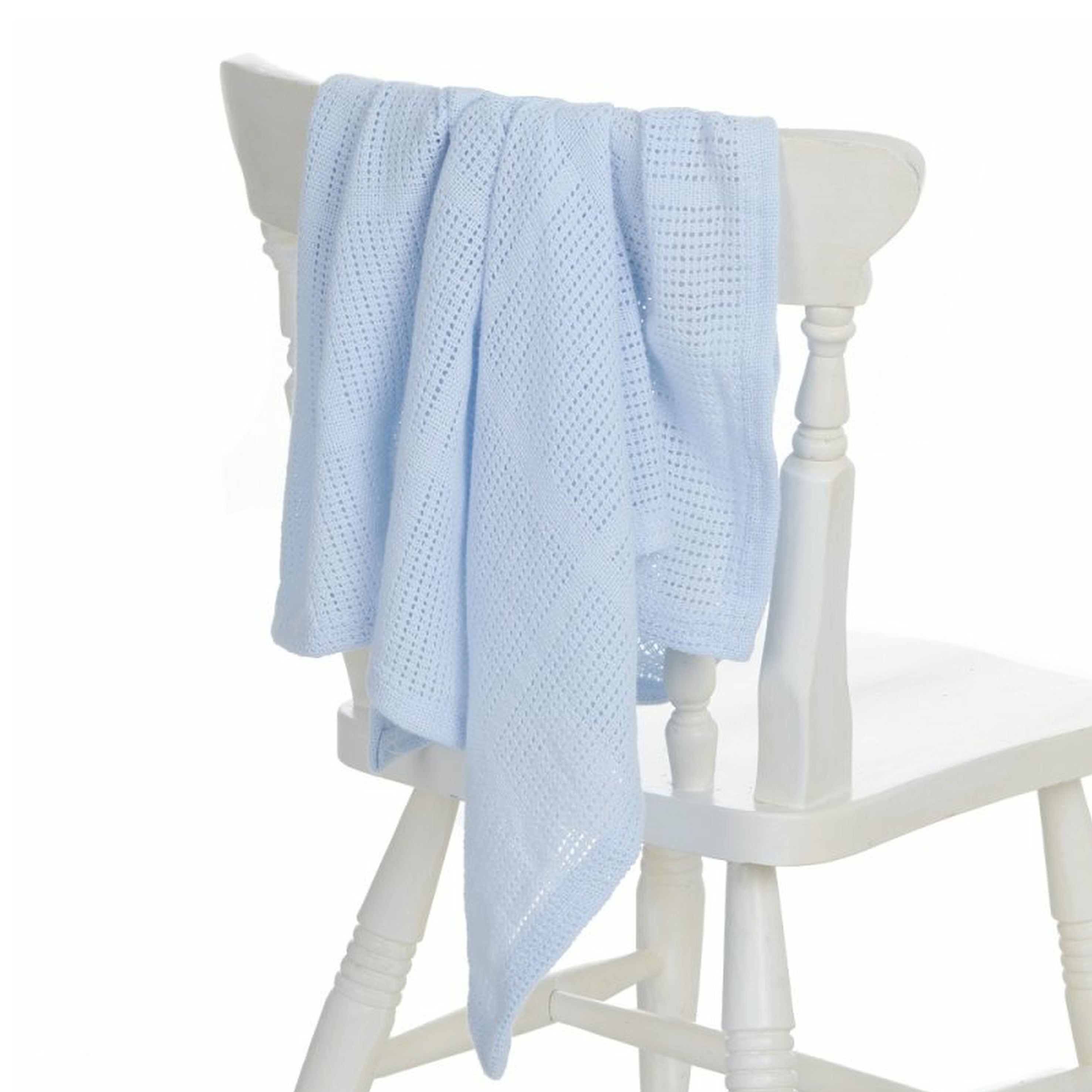 Blue Cellular Baby Blanket – allaboutthebump