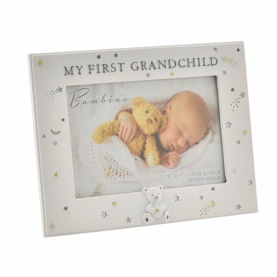 My First Grandchild Starry Night Teddy Bear Photo Frame – allaboutthebump