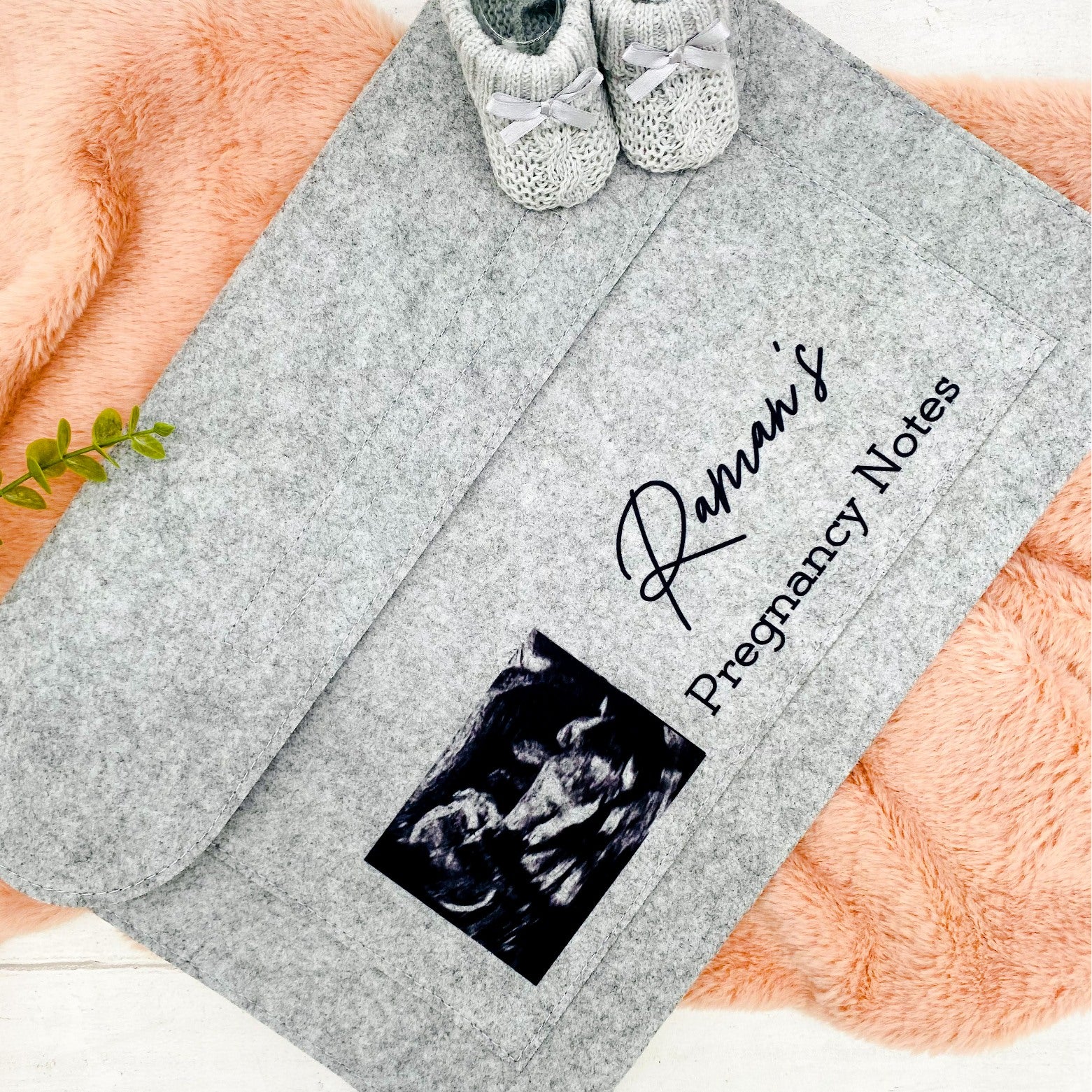 Personalised Baby Scan Pregnancy/ Maternity Notes Folder – allaboutthebump