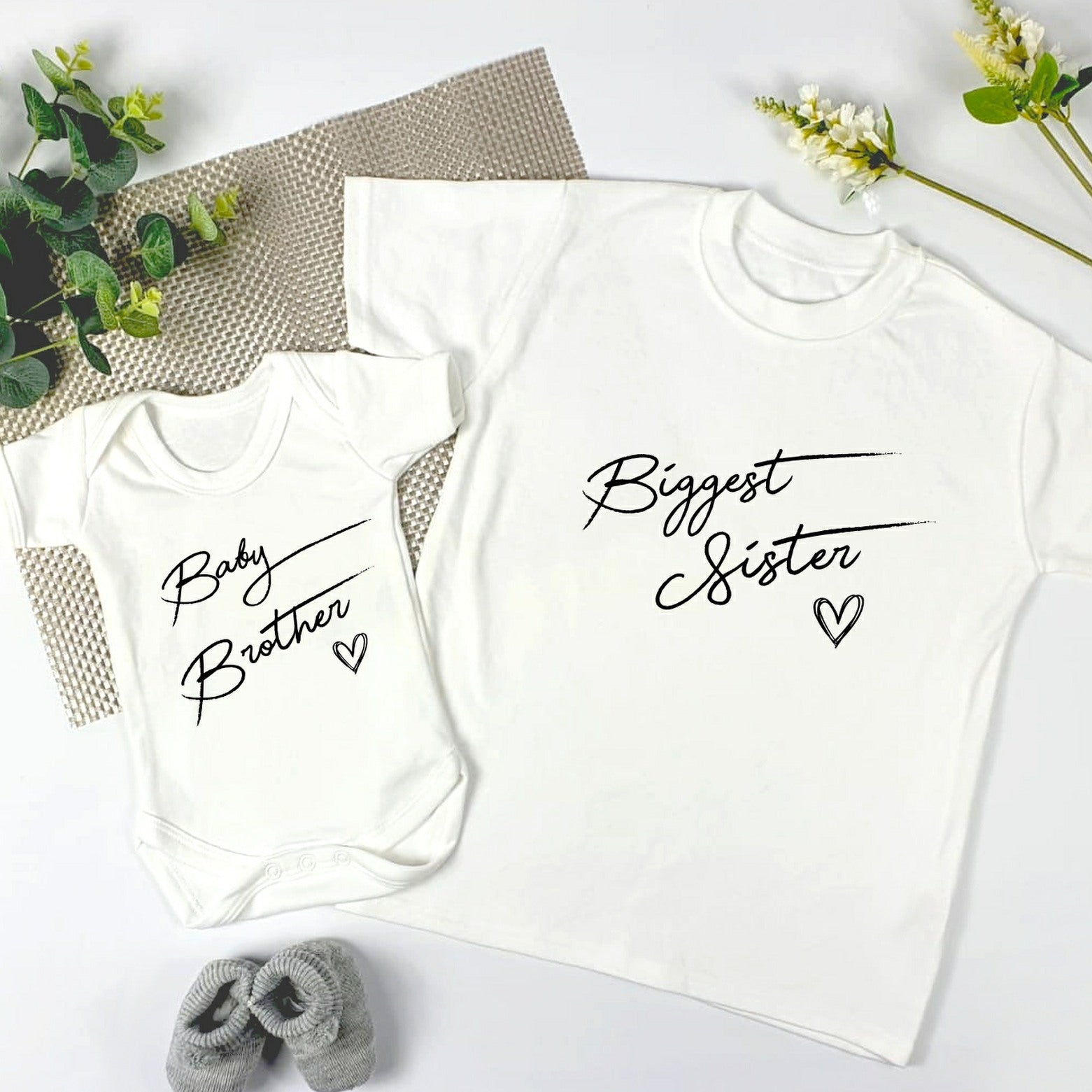 Scripted Heart Matching Sibling Oufits – allaboutthebump